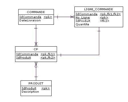 CIF dans un MCD - PowerAMC