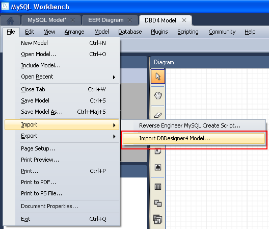 DbDesigner et Mysql - DBDesigner