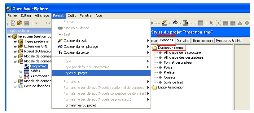 Problème de passage MCD -> MLD avec ModelSphere - Modélisation