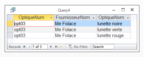 [AC-2013] Débutant-Validation modélisation BDD inventaire d'optique ...